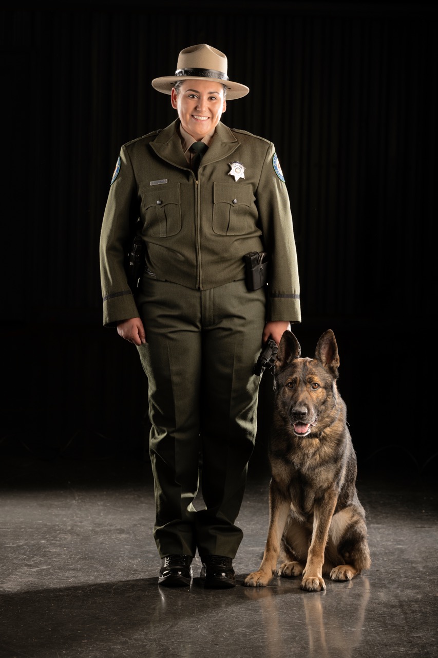 K-9 Rex and Handler Alexandra Lucero